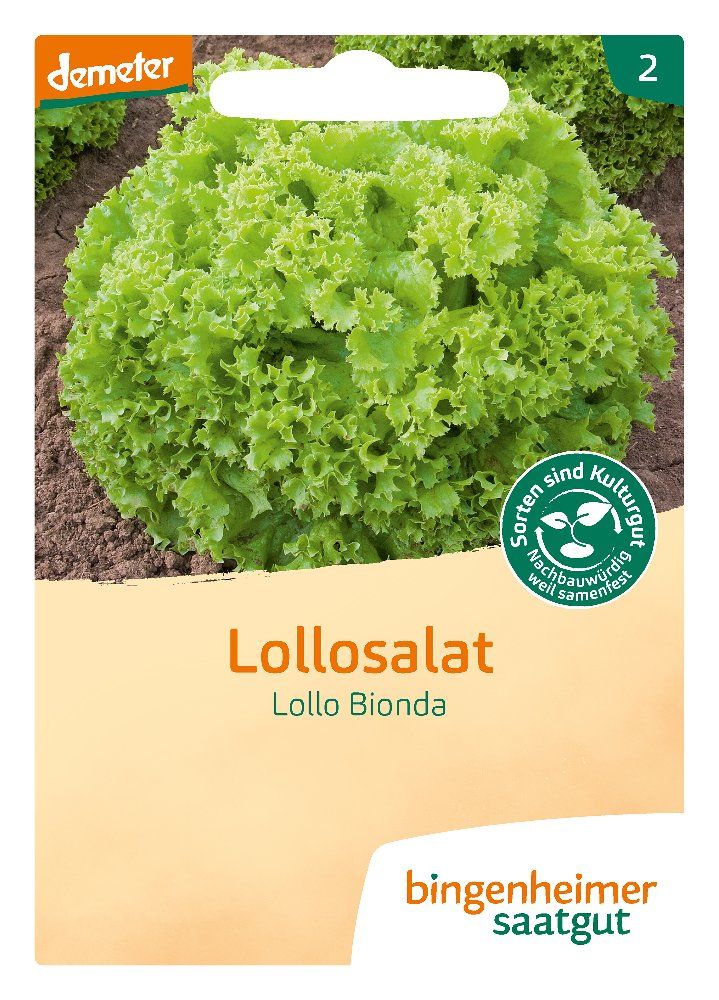 Demeter Saatgut Lollosalat Lollo Bionda